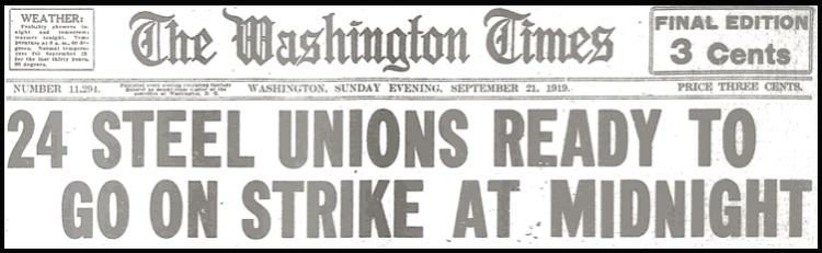 Hellraisers Journal: 24 Steel Unions Strike at Midnight; May Prove to ...