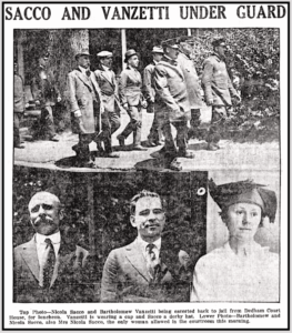 Hellraisers Journal: Trial of Nicola Sacco and Bartolomeo Vanzetti ...